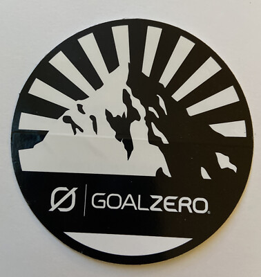 Goal Zero Brand Logo Decorative Mountain Sticker Decal Black | eBay