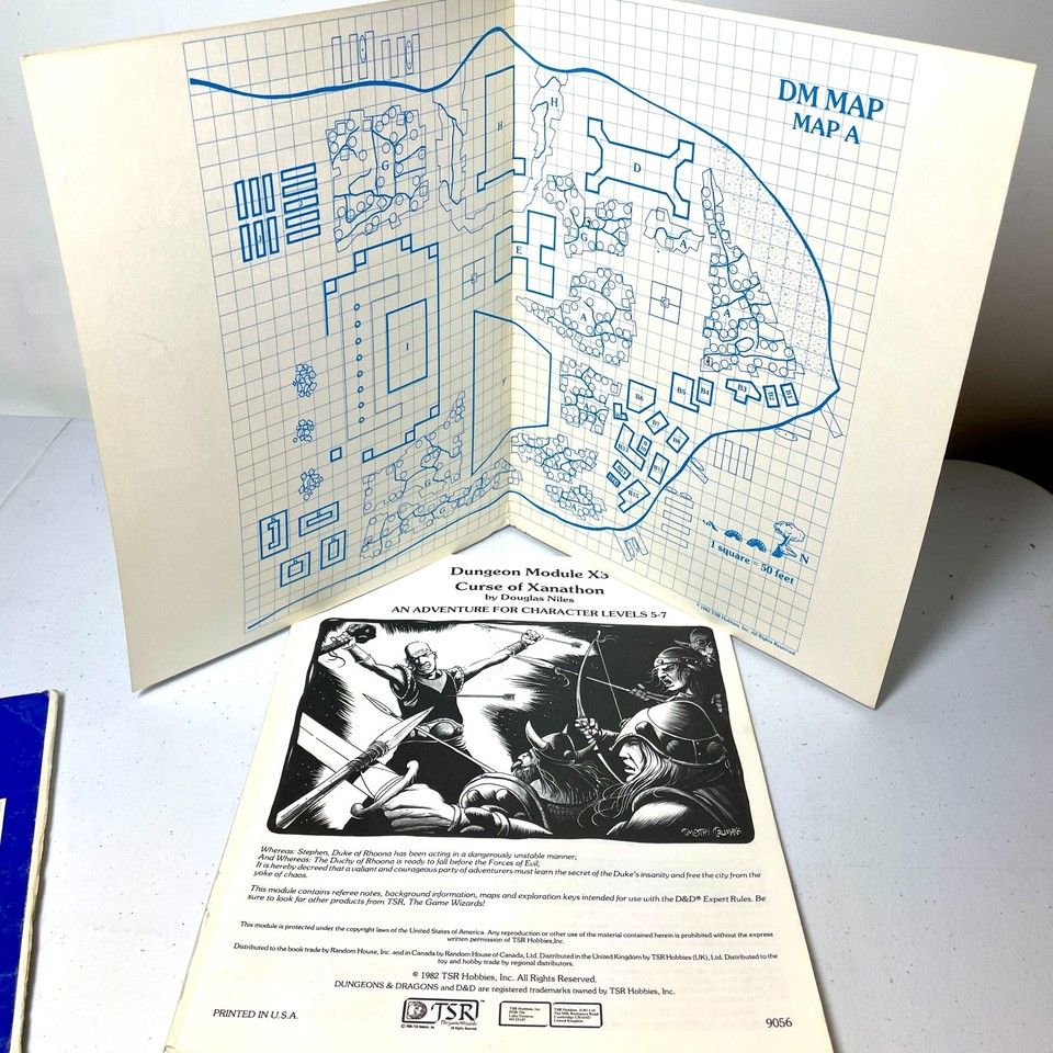 LOT 3 TSR X1 X3 X5 9043 9056 9069 Temple of Death Original Expert Set ...