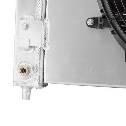 3 Rows Radiator+Shroud Fan For Chevrolet Corvette C6 6.0 6.2L 7.0L V8 ...