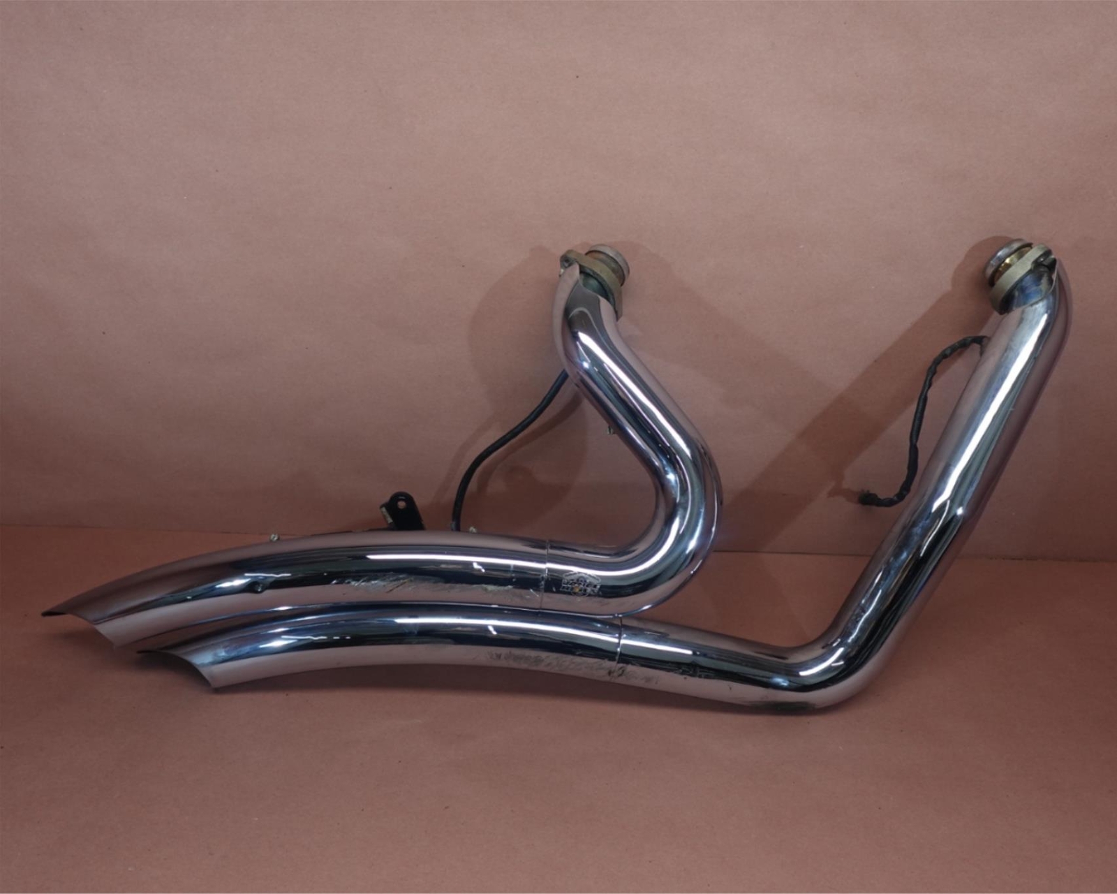 2007-2011 Harley Davidson Dyna FXDSE Chrome Vance & Hines Full Exhaust ...