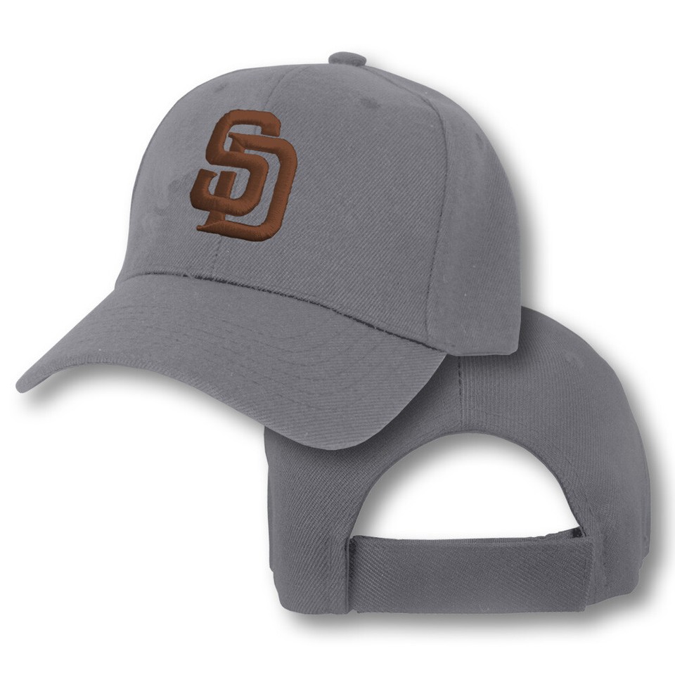San Diego Padres Cap SD Hat Embroidered Adjustable Curved Men | eBay