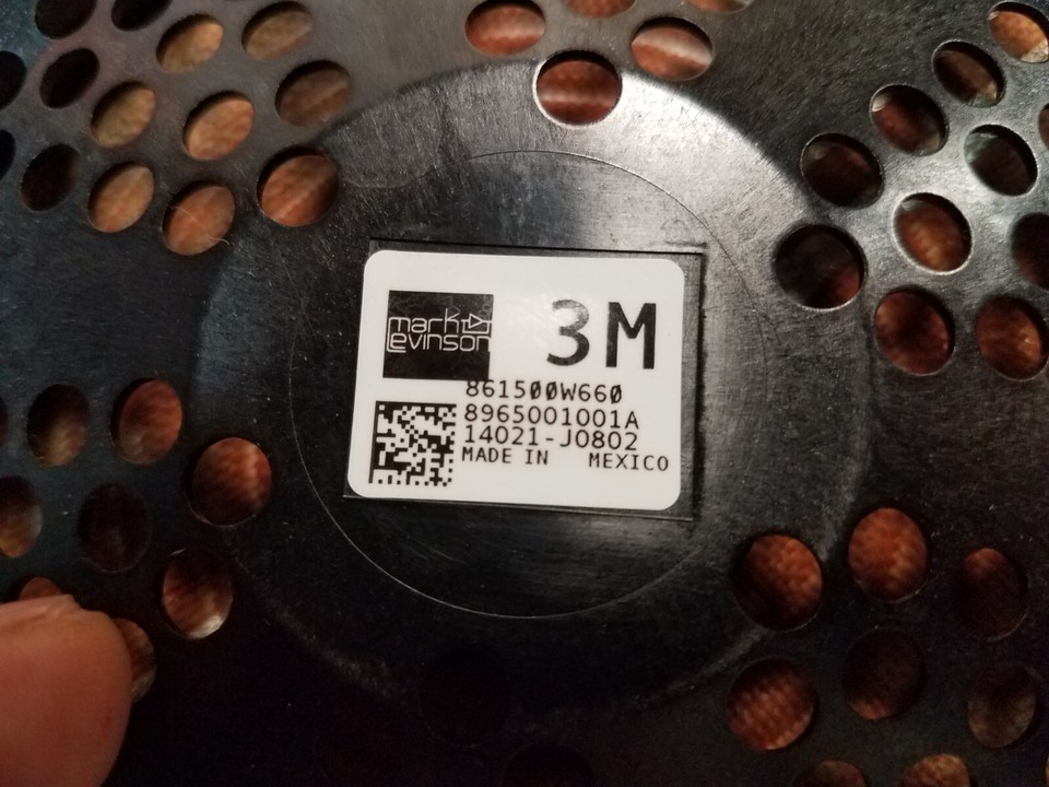 LEXUS GENUINE SPEAKER ASSY W/BRACKET 86150-0W660 ES350/300H/ES250 | eBay