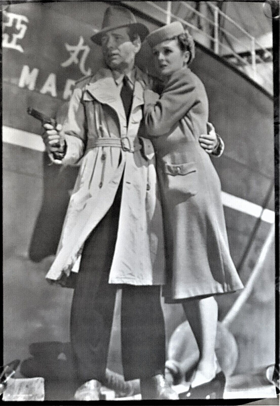 HUMPHREY BOGART & CLAIRE TREVOR 90's GERMAN 26" x 38" COMMERCIAL POSTER ...