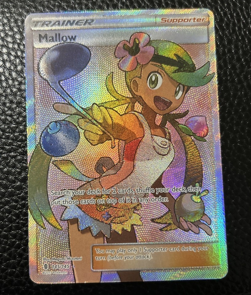 Pokémon TCG Mallow Guardians Rising Holo Full Art Ultra Rare Card 145/ ...