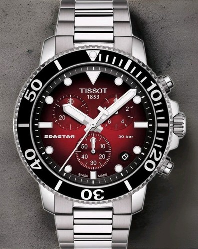 Tissot Seastar 1000 Red Men's Watch - T120.417.11.421.00 | eBay