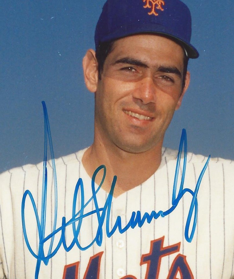 Art Shamsky Autographed 8x10 Color Photo 1969 New York Mets W S Champ ...