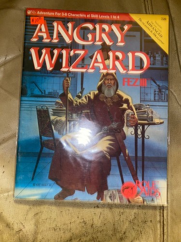 Vintage 1984 Role AIDS Angry Wizard FEZ III | eBay