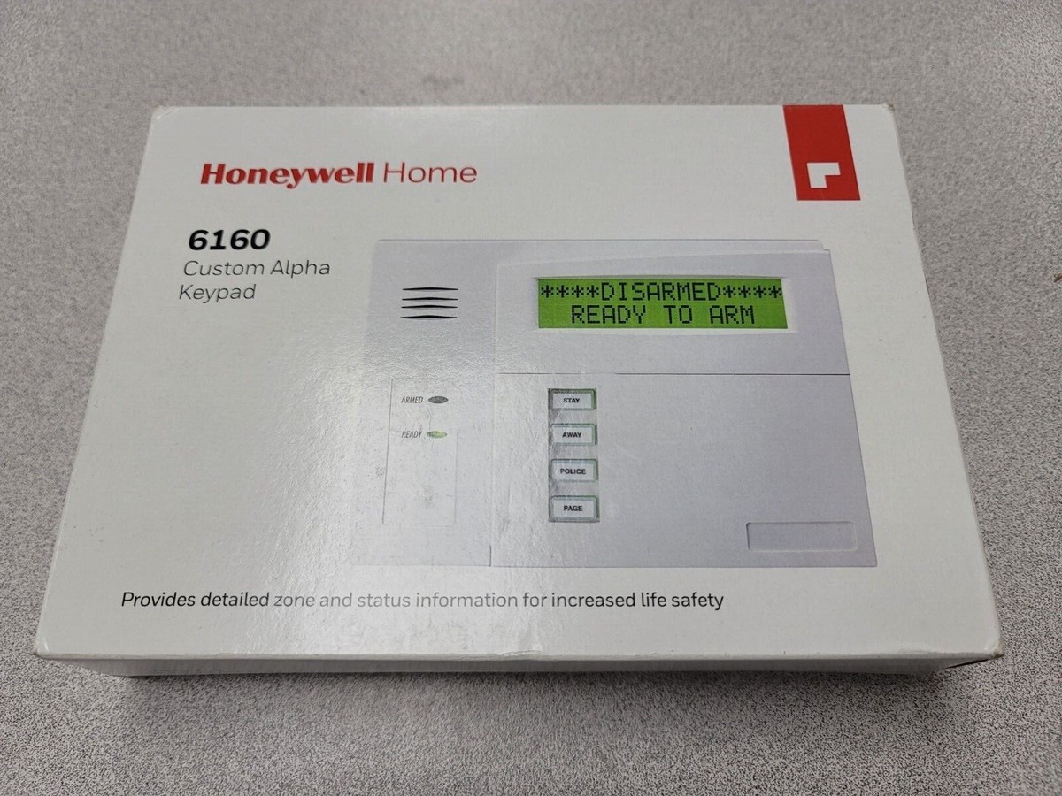 Vista 6160 Keypad User Manual Honeywell 6160 Alphanumeric Keypad User