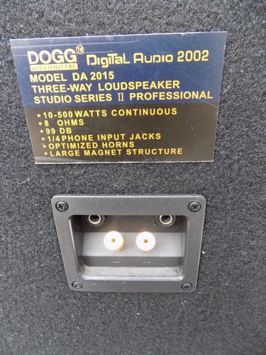Digital Audio 2000 DA 2015 Professional Studio Speakers | Home Theater ...