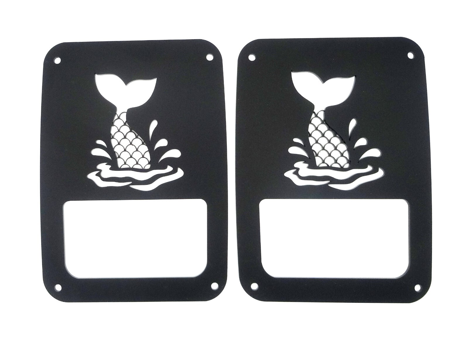 Mermaid splash tail light covers / fits 07-18 jeep Wrangler / JK | eBay