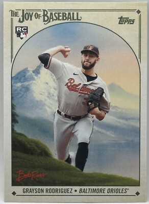 2023 Topps X Bob Ross Grayson Rodriguez #93 Rookie RC BAL | eBay