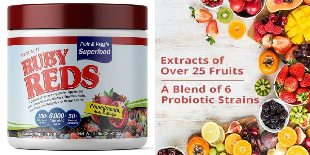 Ruby Reds | Delicious Powder Fruit & Vegetable Supplement with Potent ...