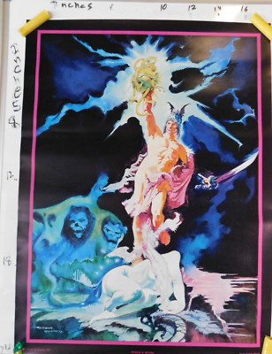 1977 18X24 PERSEUS & MEDUSA POSTER BY ESTEBAN MAROTO FANTASY | eBay