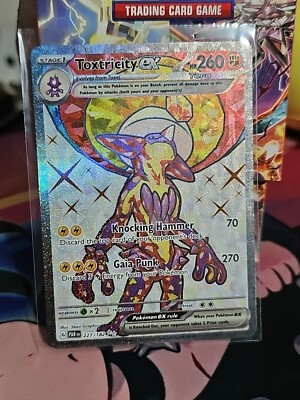 Pokémon TCG Toxtricity ex Paradox Rift 227/182 Holo Ultra Rare Nm Card ...