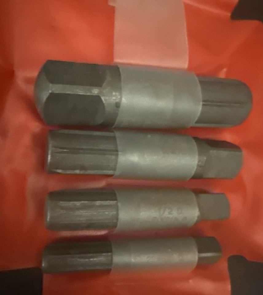 NOS VINTAGE RIDGID PIPE EXTRACTORS SET 882 For Removing Threaded End ...