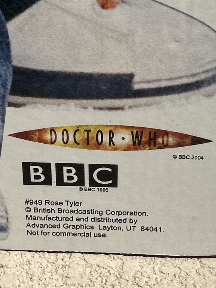 Dr Who ~ Rose Tyler Life size Cardboard Cutout Stand Up Display Vintage ...