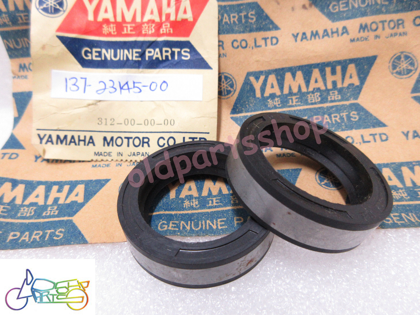 Yamaha CS3 CS5 RD200 TY175 YCS1 YZ125 Front Fork Oil Seal x2 NOS 137 ...
