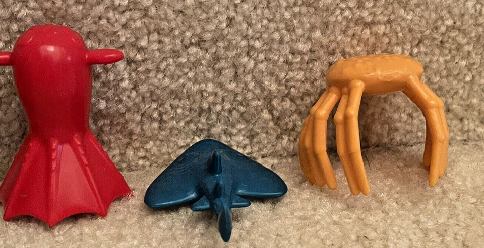 5 Fisher Price Octonauts Sea Creatures Figures Lot Eel Angler Fish Ray ...