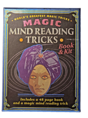 Magic Mind Reading Tricks, Book & Kit, Ages 8 & up, Made in July 2014 ...