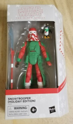 Hasbro Star Wars: The Black Series - Snowtrooper (Holiday Edition) with ...