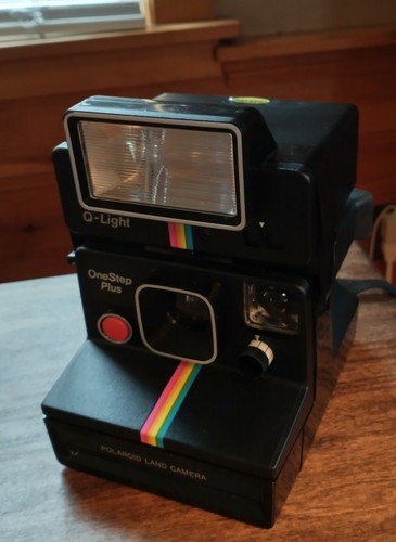 Polaroid One Step Plus Instant Camera With Q Light Flash Untested | eBay