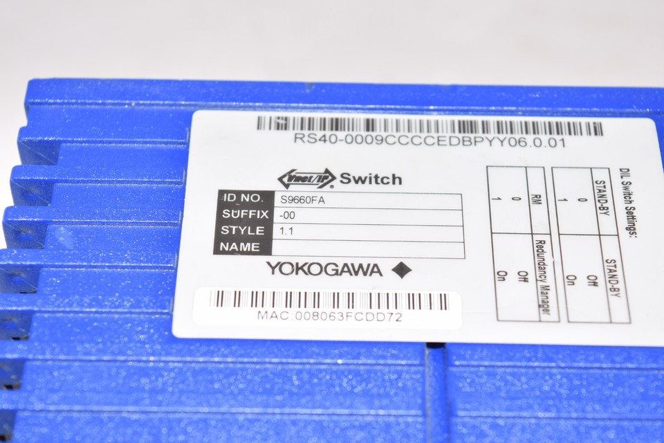 Hirschmann Yokogawa S9660FA RS40-0009CCCCEDBPYY06.0.01 PLC Controller ...
