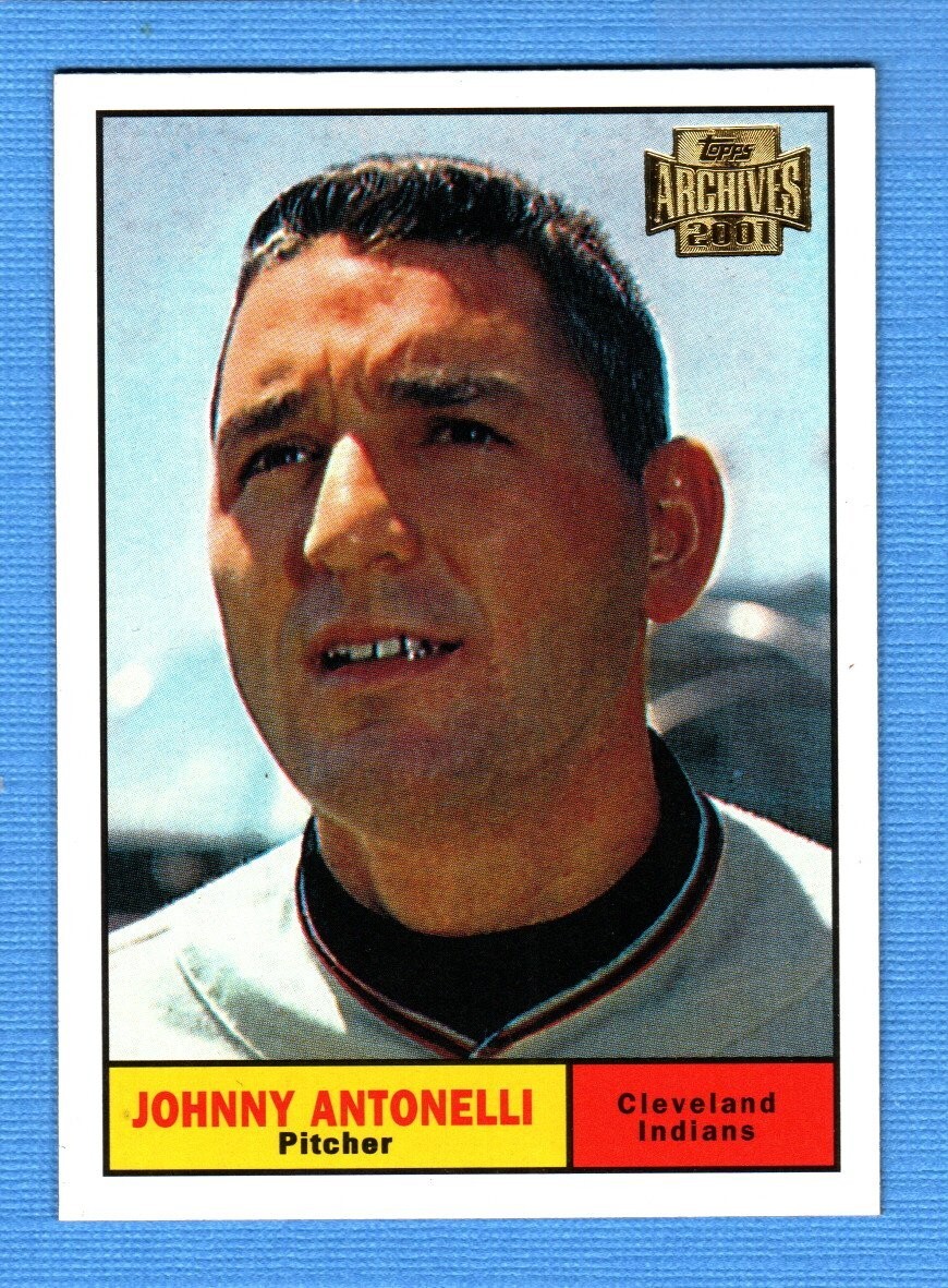 2001 Topps Archives #114 Johnny Antonelli Indians 1961 | eBay