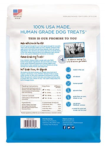Full Moon All Natural Human Grade Dog Treats, Chicken Fillet, 3 Lb. | eBay