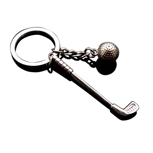 Fashion Golf Chain Pendant Car Keychain Bag Wallet Decoration Key Ring ...
