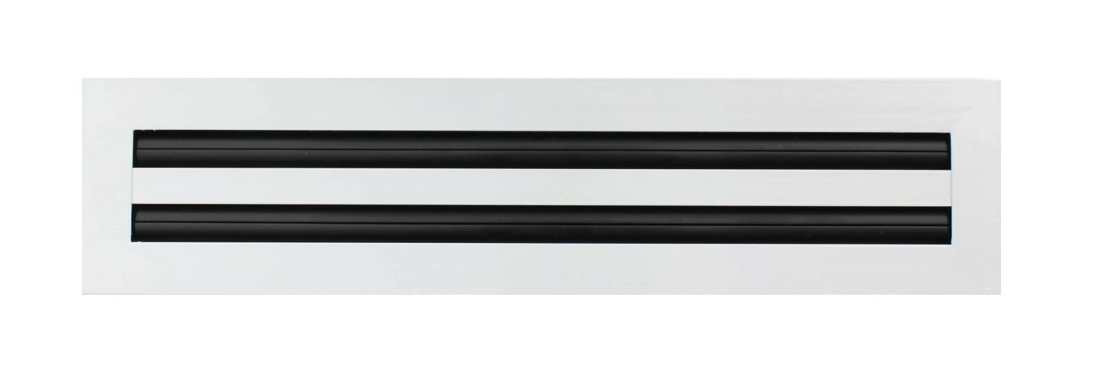 18" Linear Slot Diffuser - (2 Slot) Double Slot - White Decorative Air ...