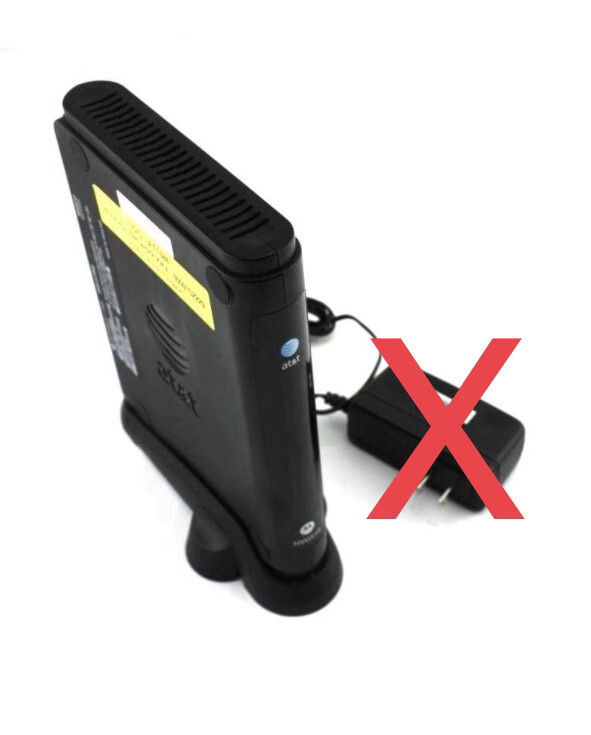 Motorola NVG510 WiFi 4-Port DSL Modem Router for AT&T U-Verse Wireless ...