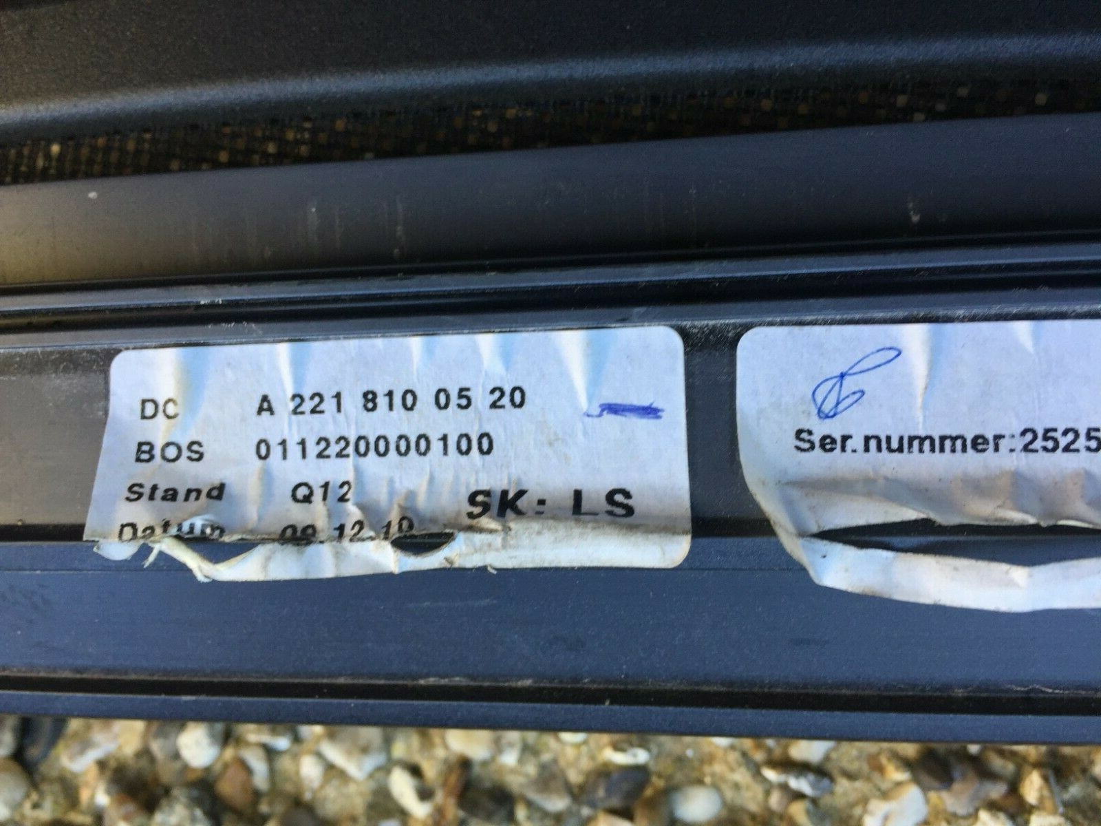 #Mercedes S Class W221 Sun Shade Blind Motor Left Rear A2218100520 | eBay