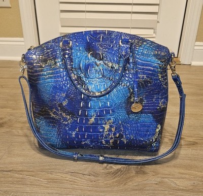 Brahmin Large Duxbury Satchel Vista Blue Ombre Melbourne | eBay
