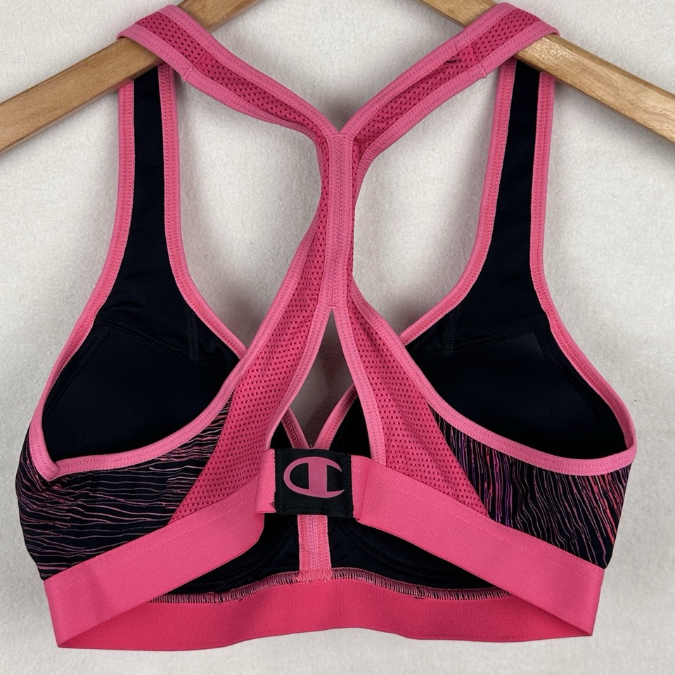 Champion Women's The Curvy Sports Bra Medium Pink B9373 Molded Cups ...