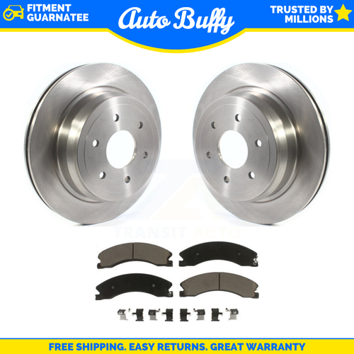 [Rear] Disc Brake Rotors And Ceramic Pads Kit For 2016-2022 Nissan ...