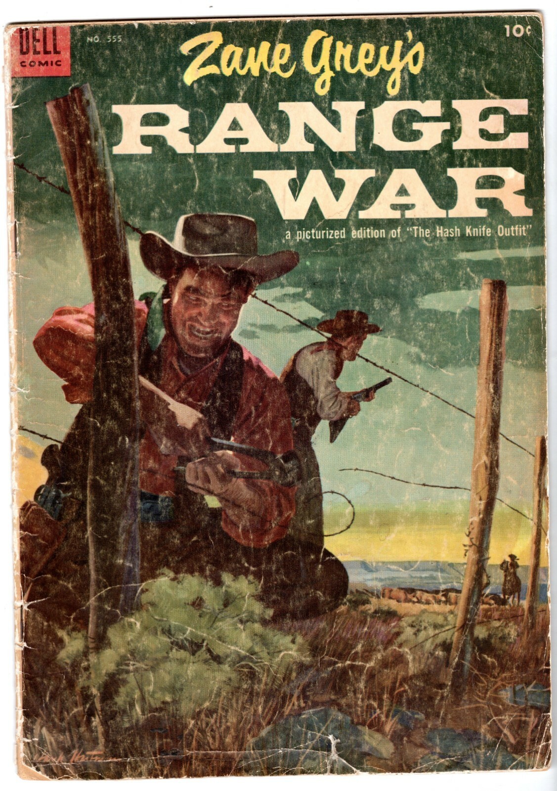 Four Color #555 Featuring Zane Grey's Range War, Good - Very Good ...