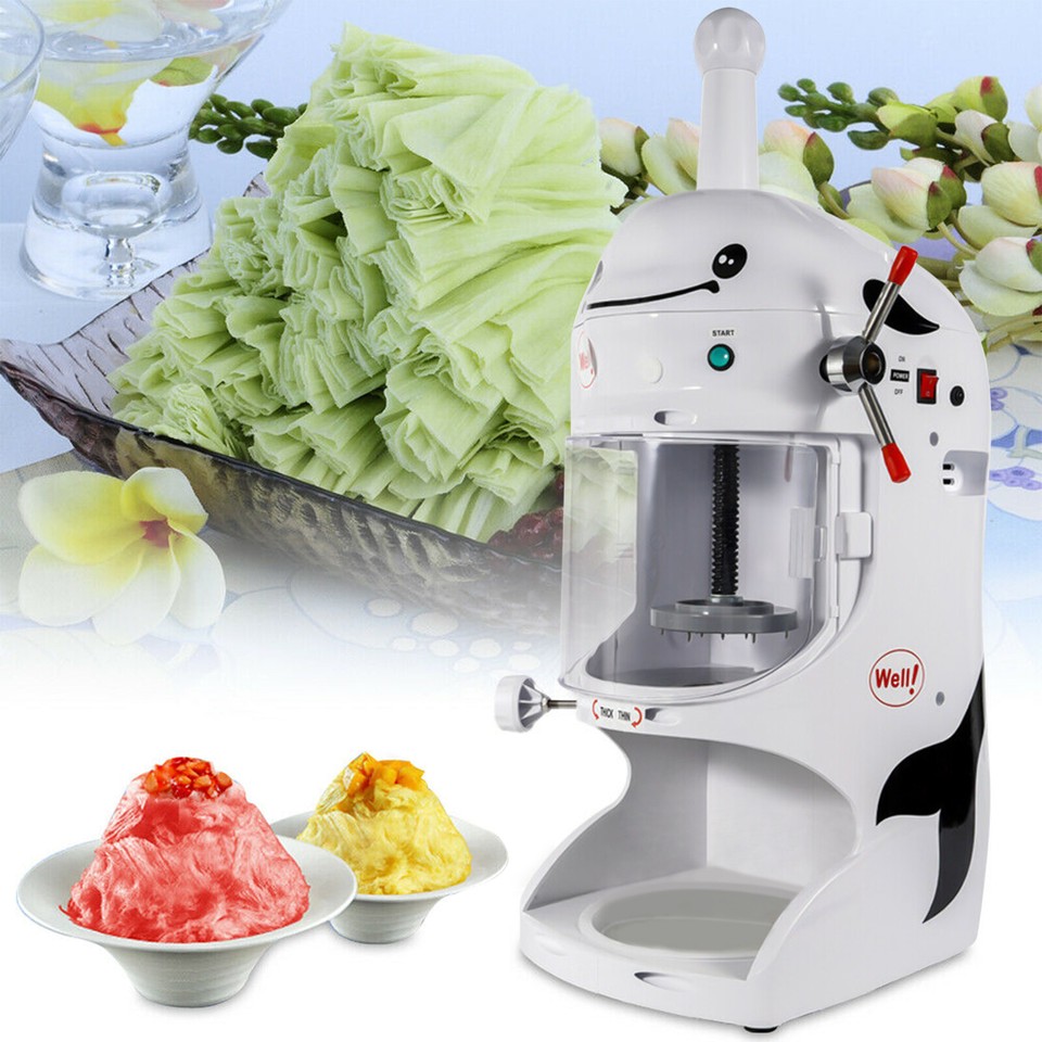 Ice Cub Shaved Ice Machine Commercial Ice Shaver Snow Cone Maker Premium Qualit | eBay