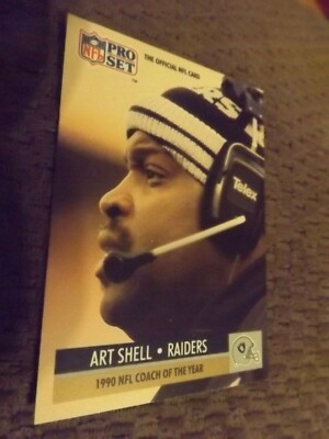 Art Shell - Raiders Head Coach (1990 Coach of the Year) NFL Pro Set ...