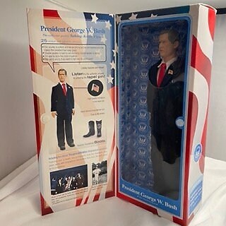 President George Bush Talking Action Figure 2000 Edition, Collectible ...