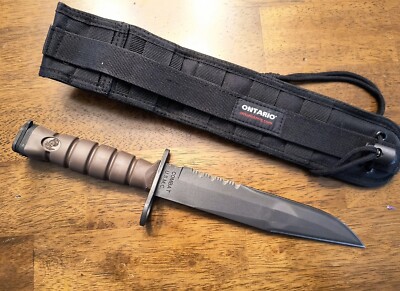 OKC-3S OKC3S Knife USMC Marine Corps Bayonet & Ontario Sheath Scabbard ...