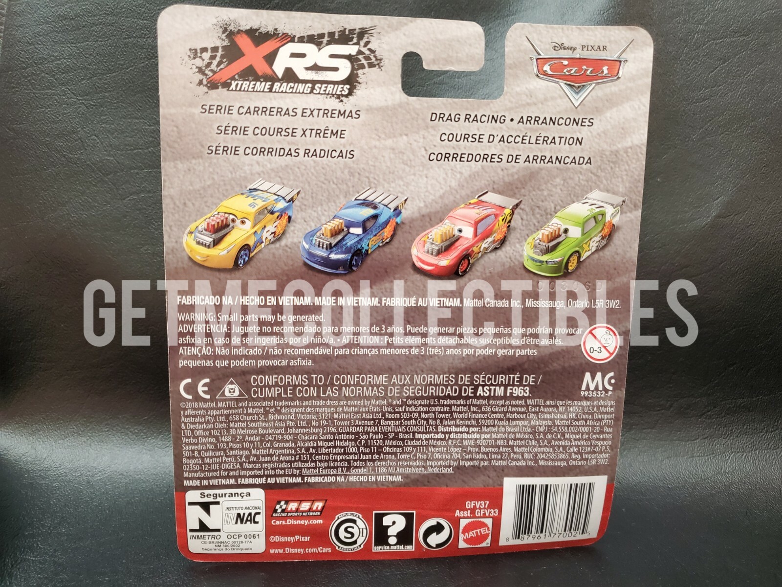 DISNEY PIXAR CARS XRS DRAG RACING NITROADE TIM TREADLESS DIE CAST SAVE ...