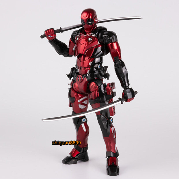 Official Marvel Deadpool 6in ABS Diecast Action Figure PVC Model Doll ...
