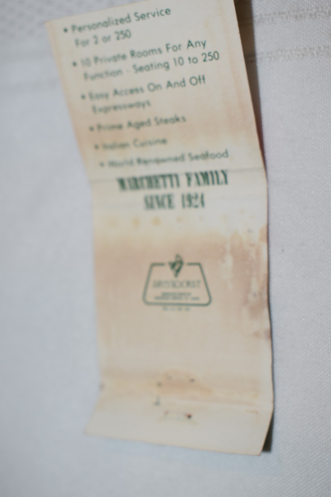 Como Inn Chicago Illinois 30 Strike Matchbook Cover | eBay