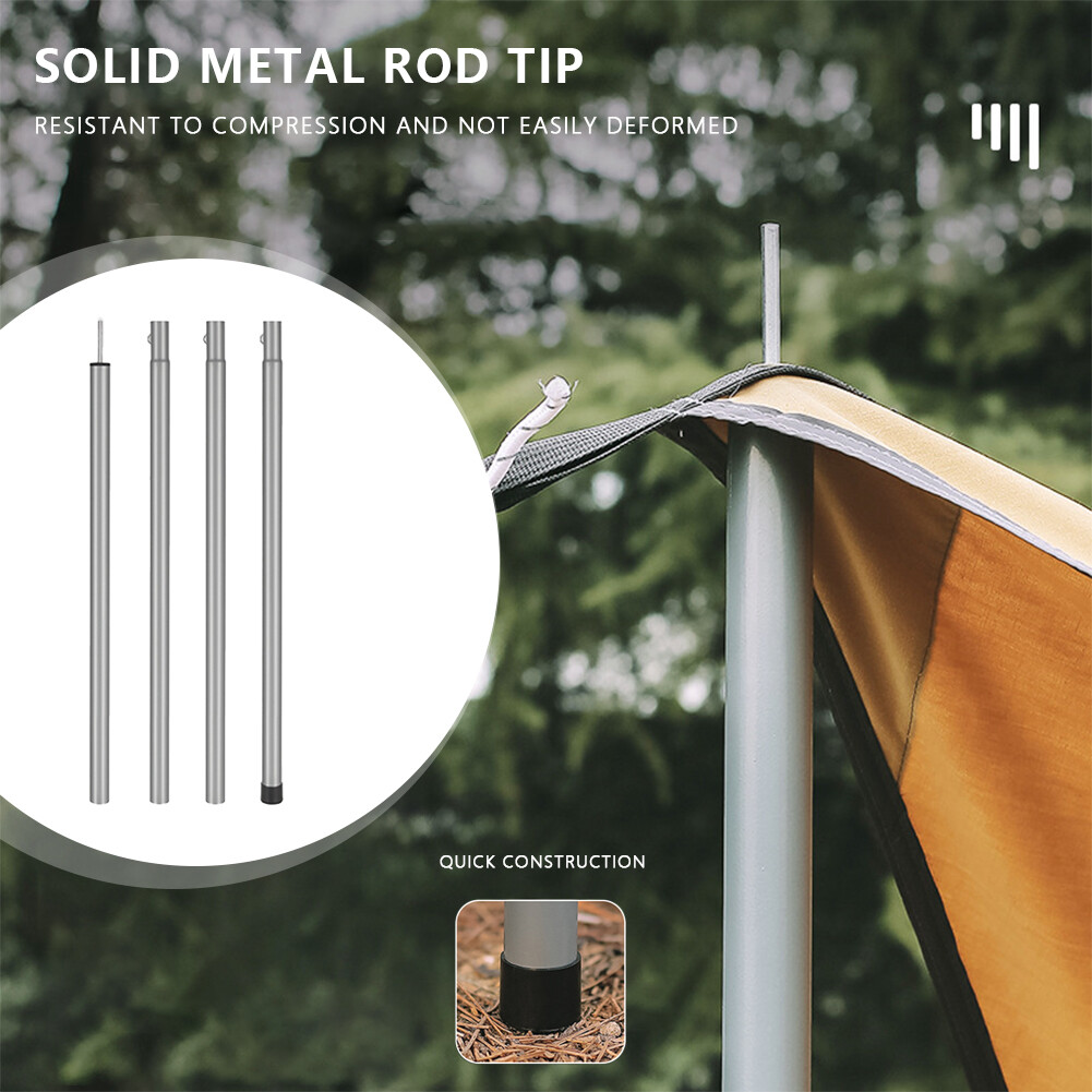 25mm Camping Canopy Awning Support Pole Beach Shelter Tarp Awning Pole ...