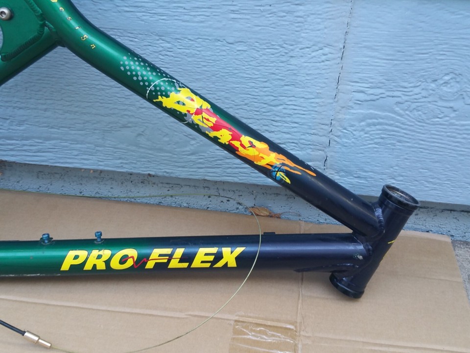 Vintage 90s Proflex Beast Mountain Bike Frame Full Suspension 18 ...