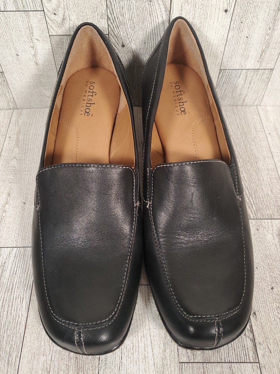 Softshoes by Medicus 7.5 Slip on Shoes ADRIAN Stretch Cushioned Fabric ...