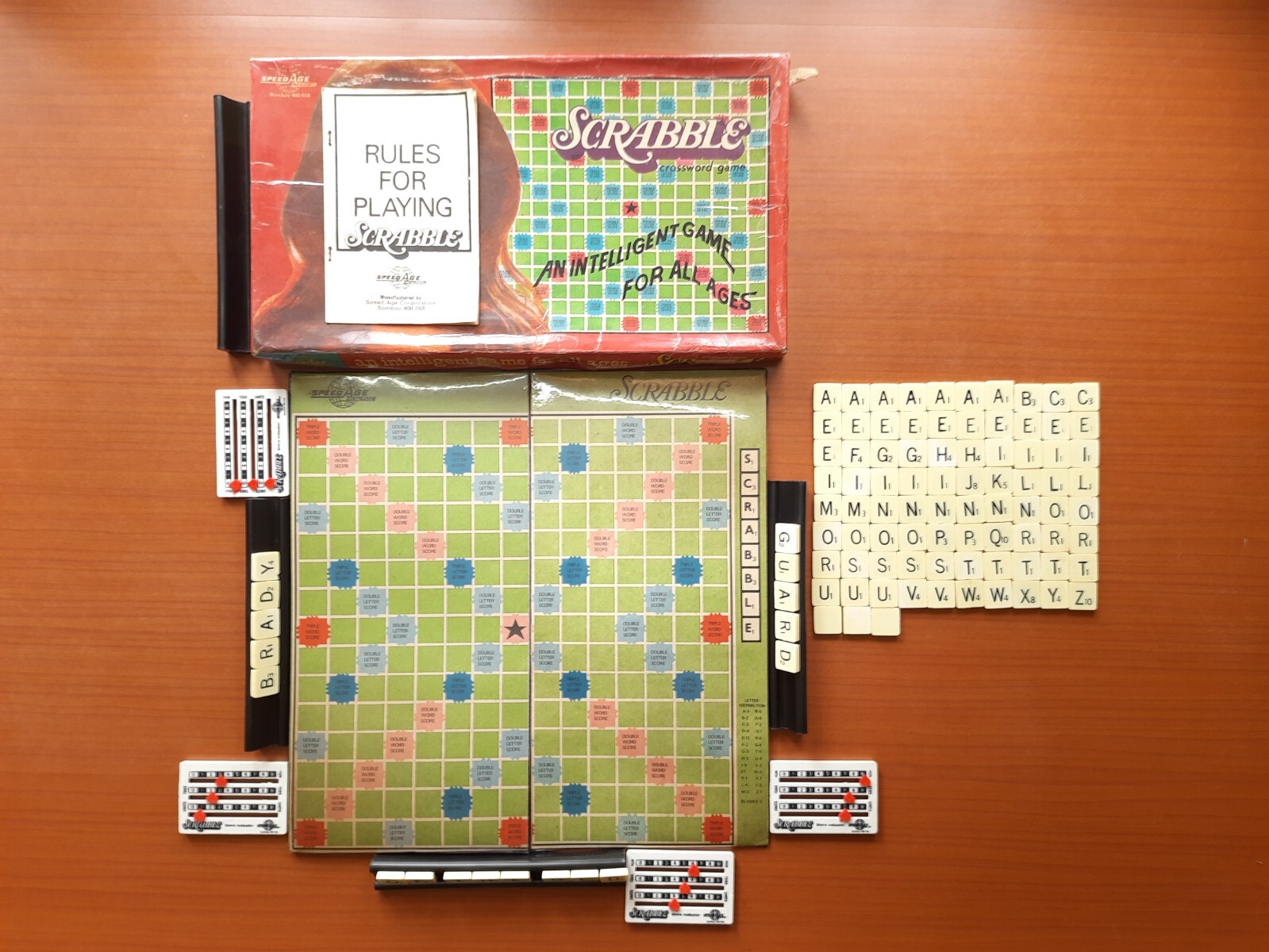 Scrabble Board Game from Speed Age Circa 1989 | eBay
