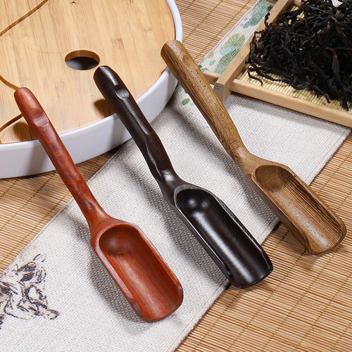 Bamboo Wooden Tea Leaf Bag Filler Spoon Mini Milk Powder Coffee Shovel ...