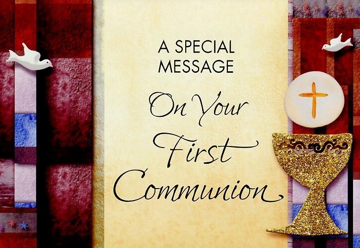 First Communion Quotes For Cards