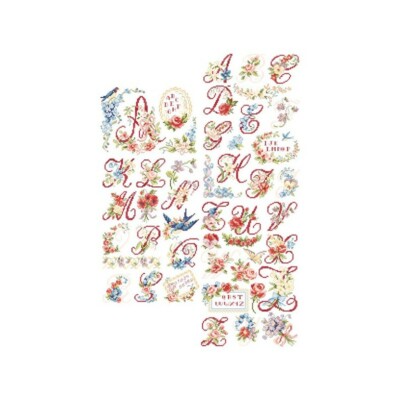 LBP cross stitch chart Le grand ABC «Chromo» | eBay